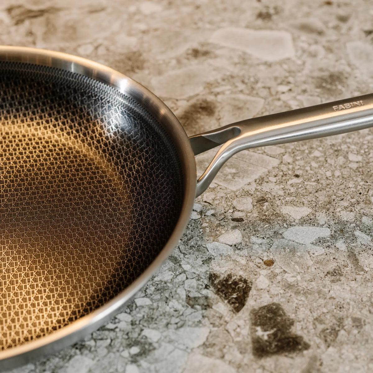 Sada pánví FABINI & Těhotnej kuchař, 2 díly - Nerezové beznýtové pánve ...