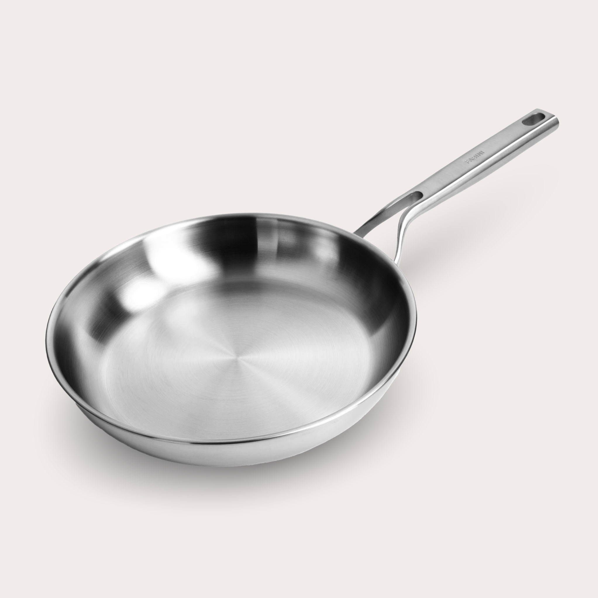 Beznýtová pánev z vícevrstvé nerezové oceli bez poklice Ø 26 cm – Fabini.cz