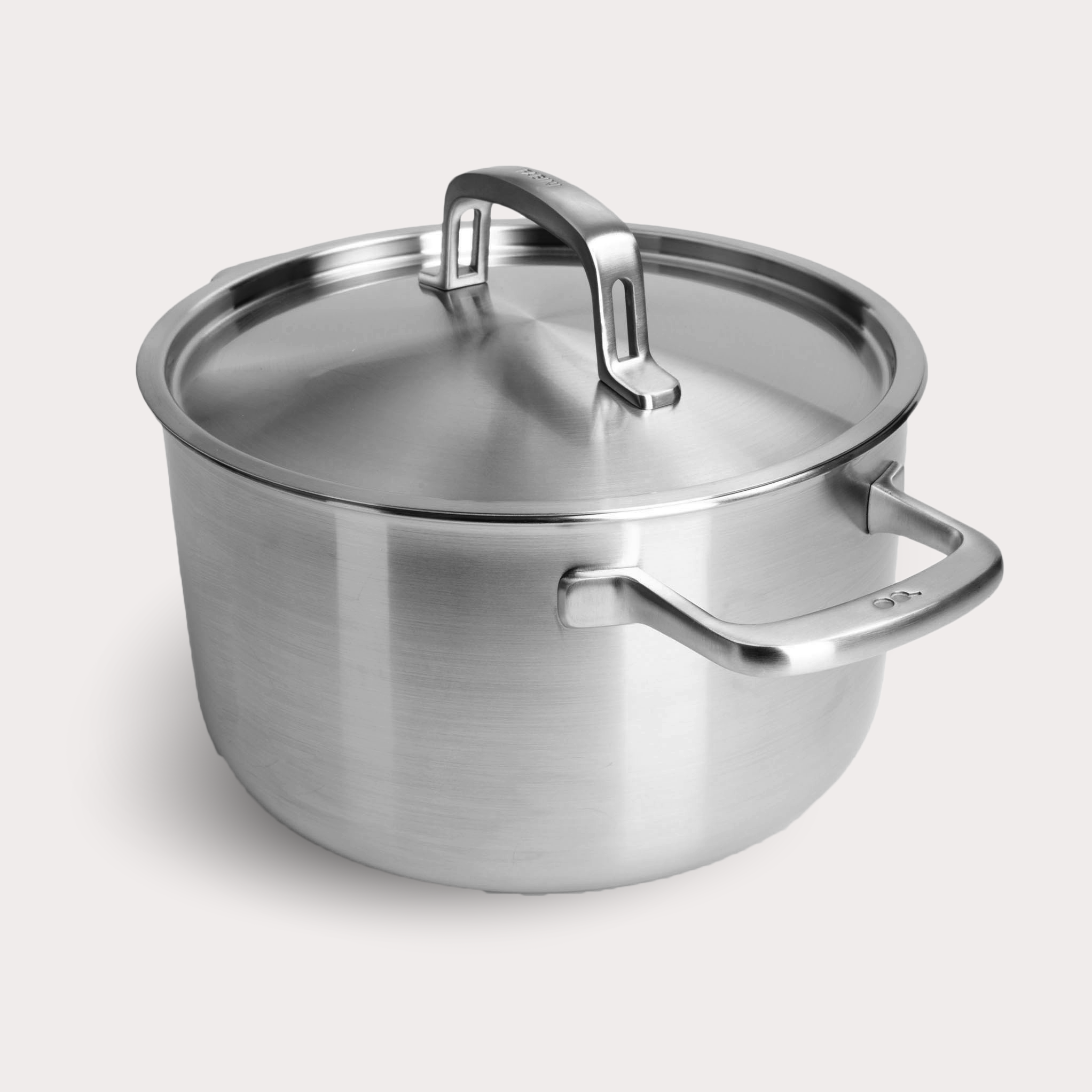 Beznýtový kastrol z vícevrstvé nerezové oceli s poklicí Ø 24 cm (5,5 l ...